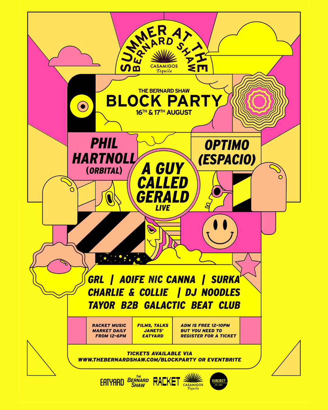 Bernard Shaw Block Party: A Guy Called Gerald & Phil Hartnoll (Orbital ...