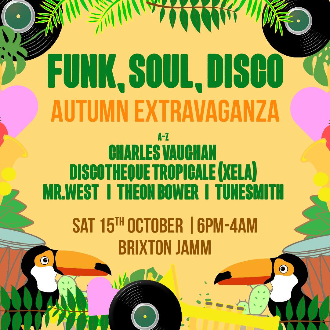 Funk, Soul & Disco Autumn Extravaganza at Brixton Jamm, London