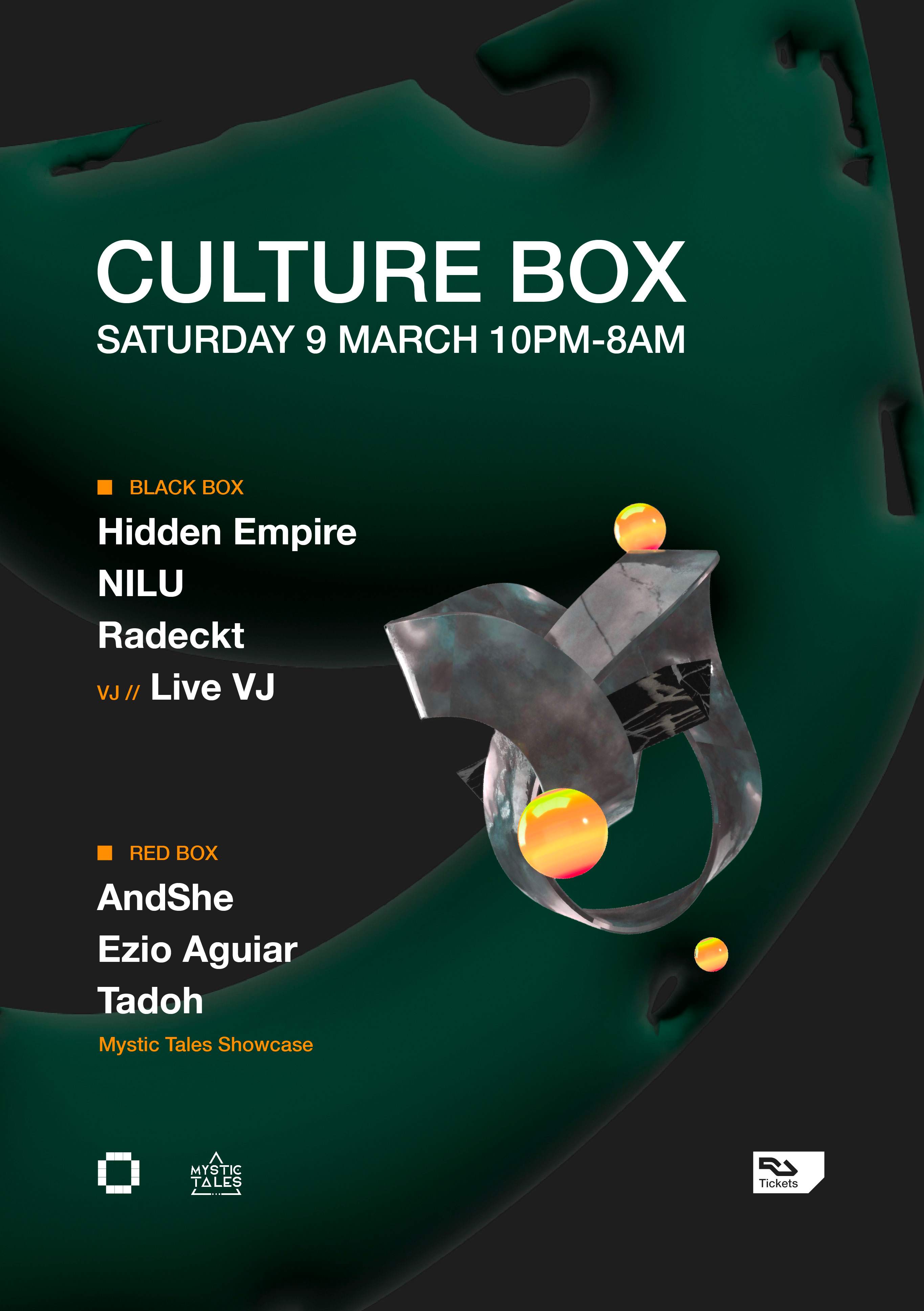 Hidden Empire / NILU / Radeckt / Mystic Tales Showcase: AndShe / Ezio ...