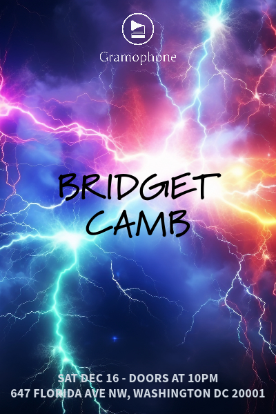 GRAMOPHONE PRESENTS: Bridget SUPPORTED BY CAMB at Gramophone DC ...