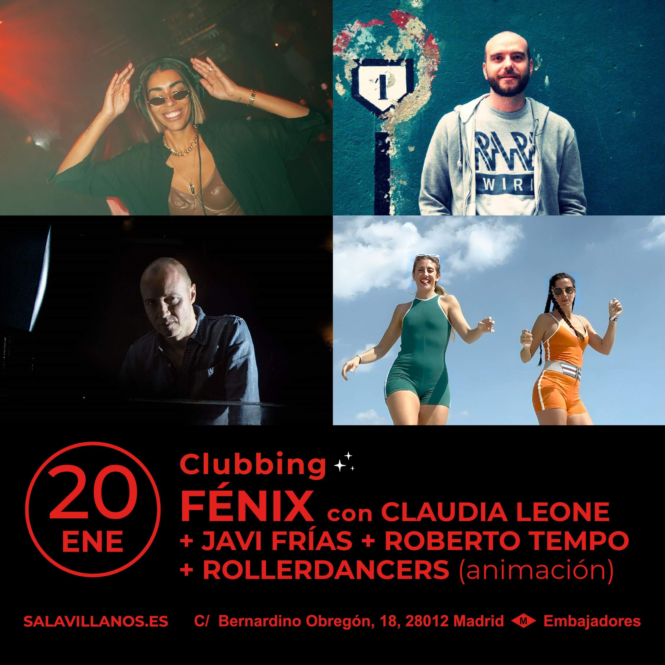 FÉNIX CON CLAUDIA LEON, JAVI FRIAS, ROBERTO TEMPO & ROLLERDANCERS CREW ...