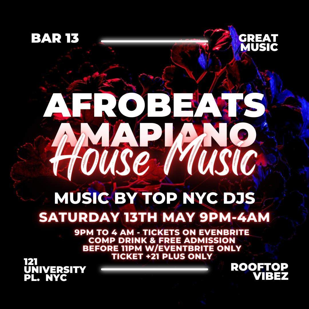 House Music & Afrobeat Night at Bar 13, New York City