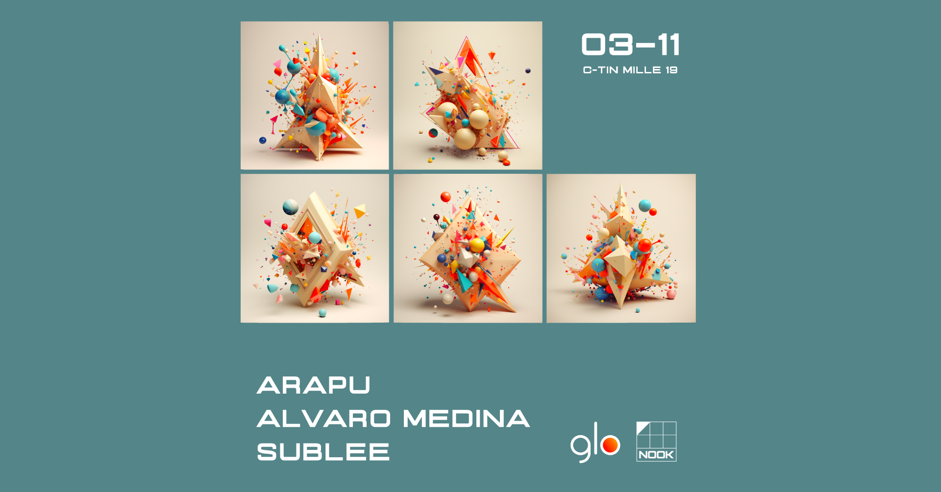 NOOK in with Arapu, Alvaro Medina, Sublee at Nook, Bucharest