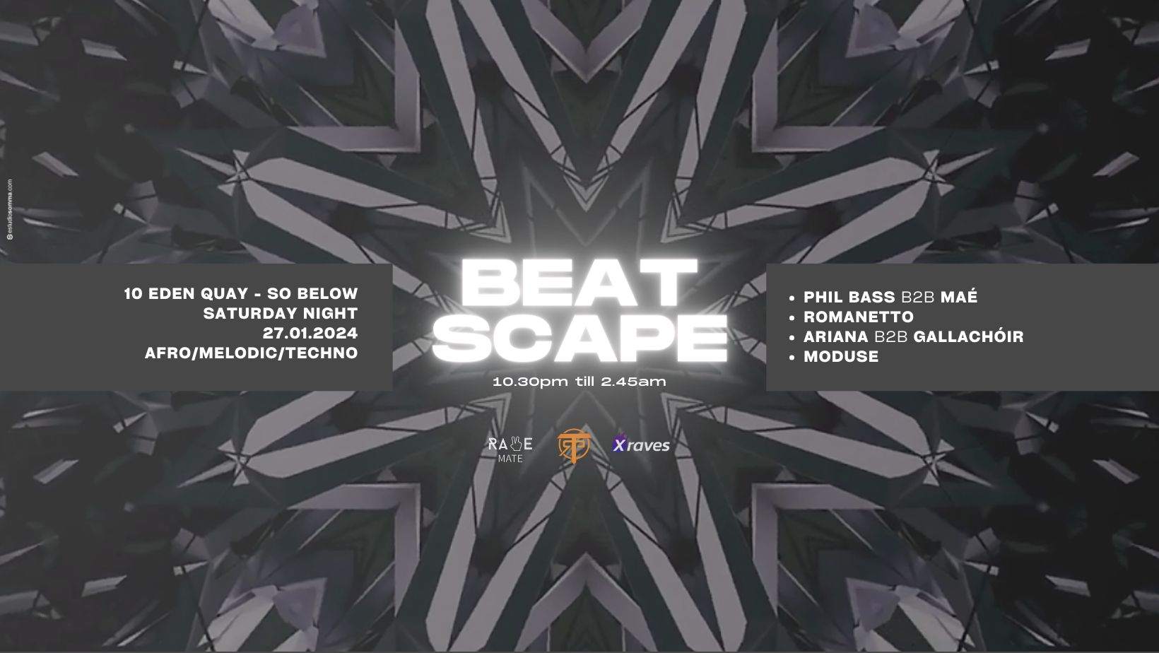So Below presents: BEATSCAPE en So Below Club, Dublin