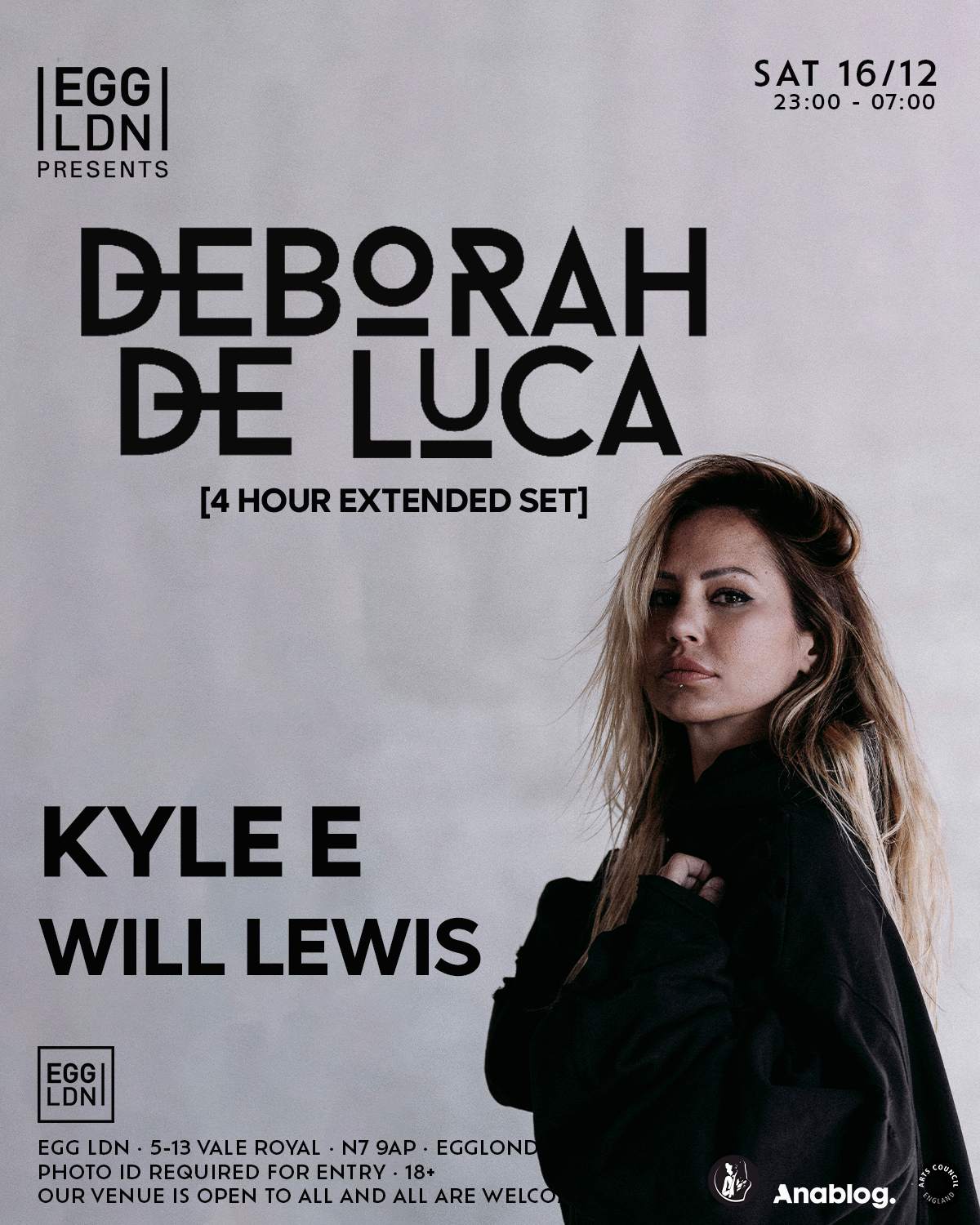 Egg LDN Pres: Deborah De Luca (4 Hour Extended Set), Kyle E & Will ...