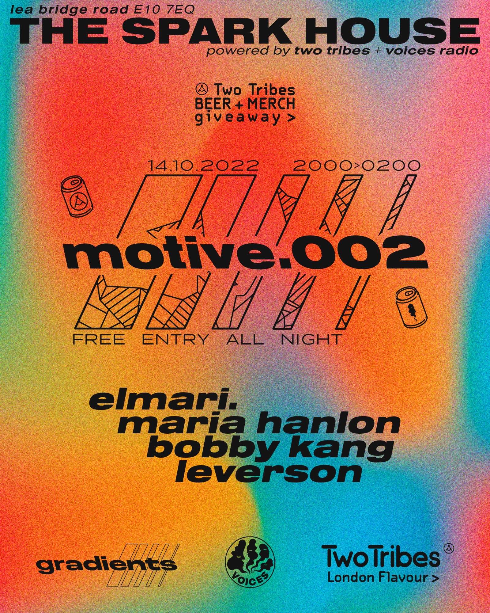 Two Tribes X Spark House Motive.002 at The Spark House, London