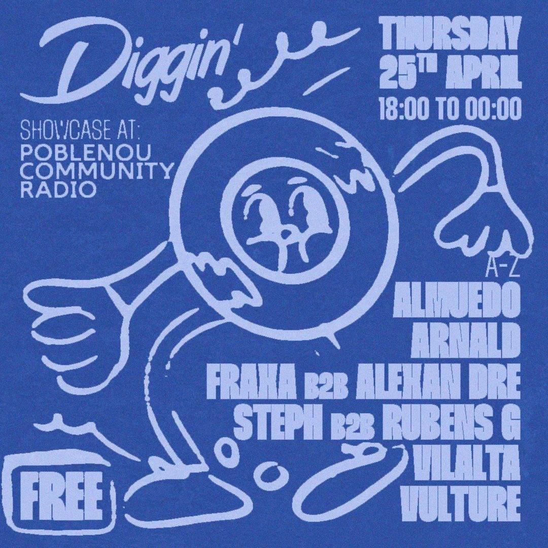 FREE* DIGGIN' SHOWCASE at PNC RADIO at TBA - PNC RADIO, Barcelona