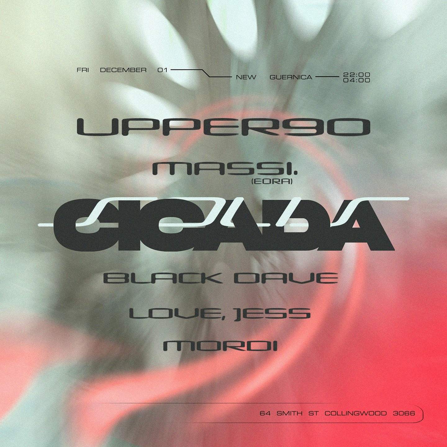 CICADA Solis ft Upper90 at New Guernica, Melbourne