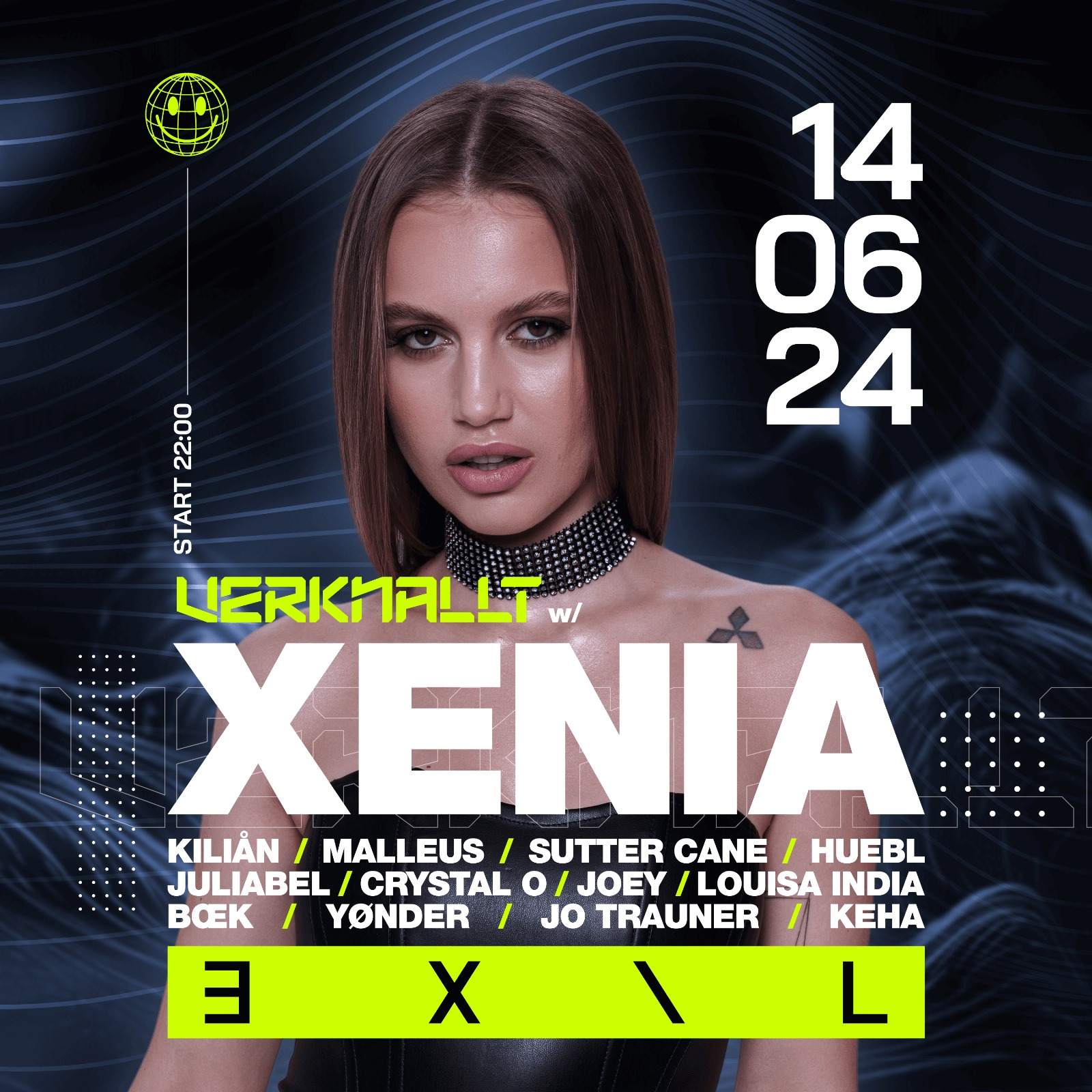 Verknallt with XENIA & Herzfrequenz at Club Exil, Vienna