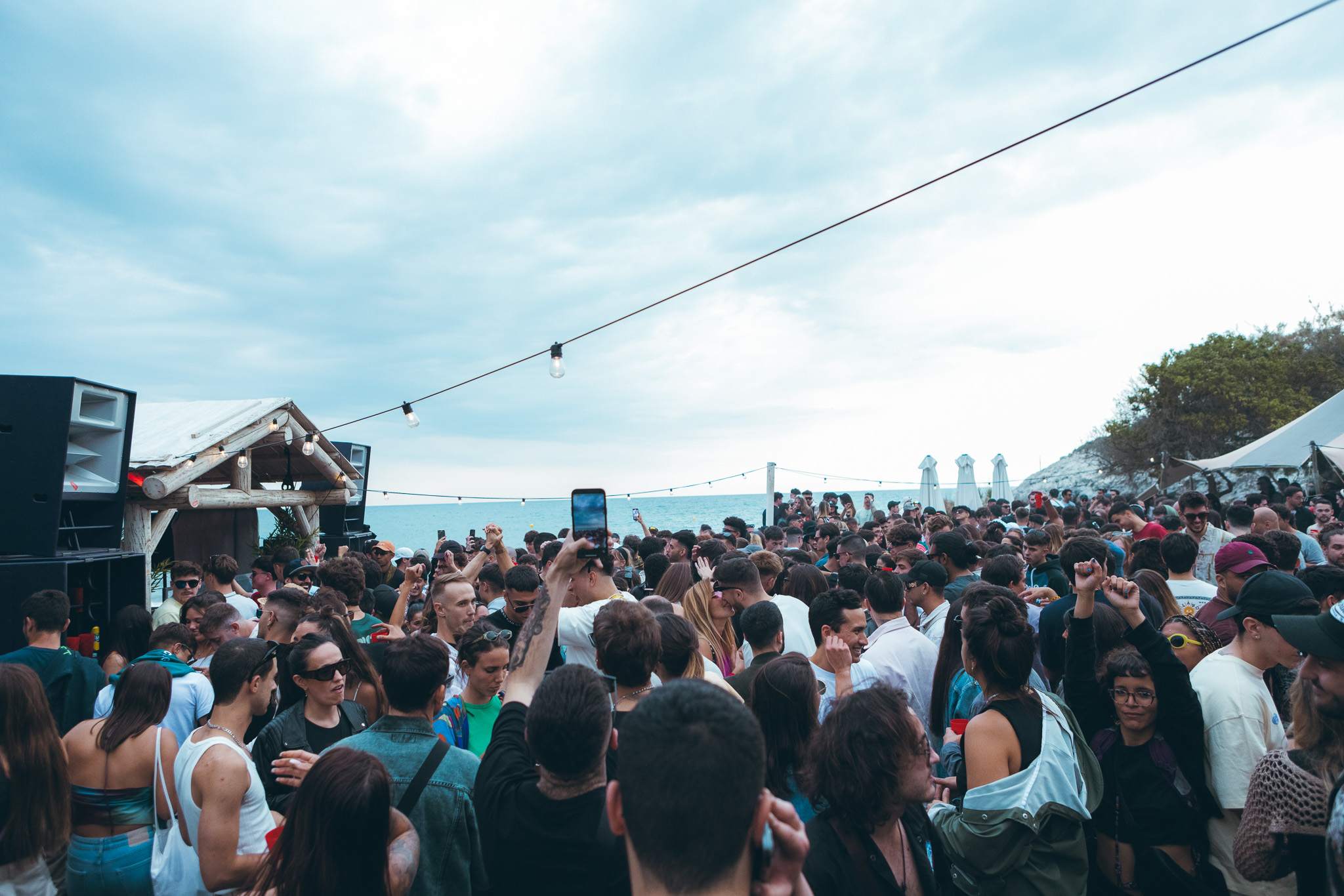 SUNDAY FREE OPEN AIR BEACH PARTY at Hola Club Sitges (Cala Vallcarca ...