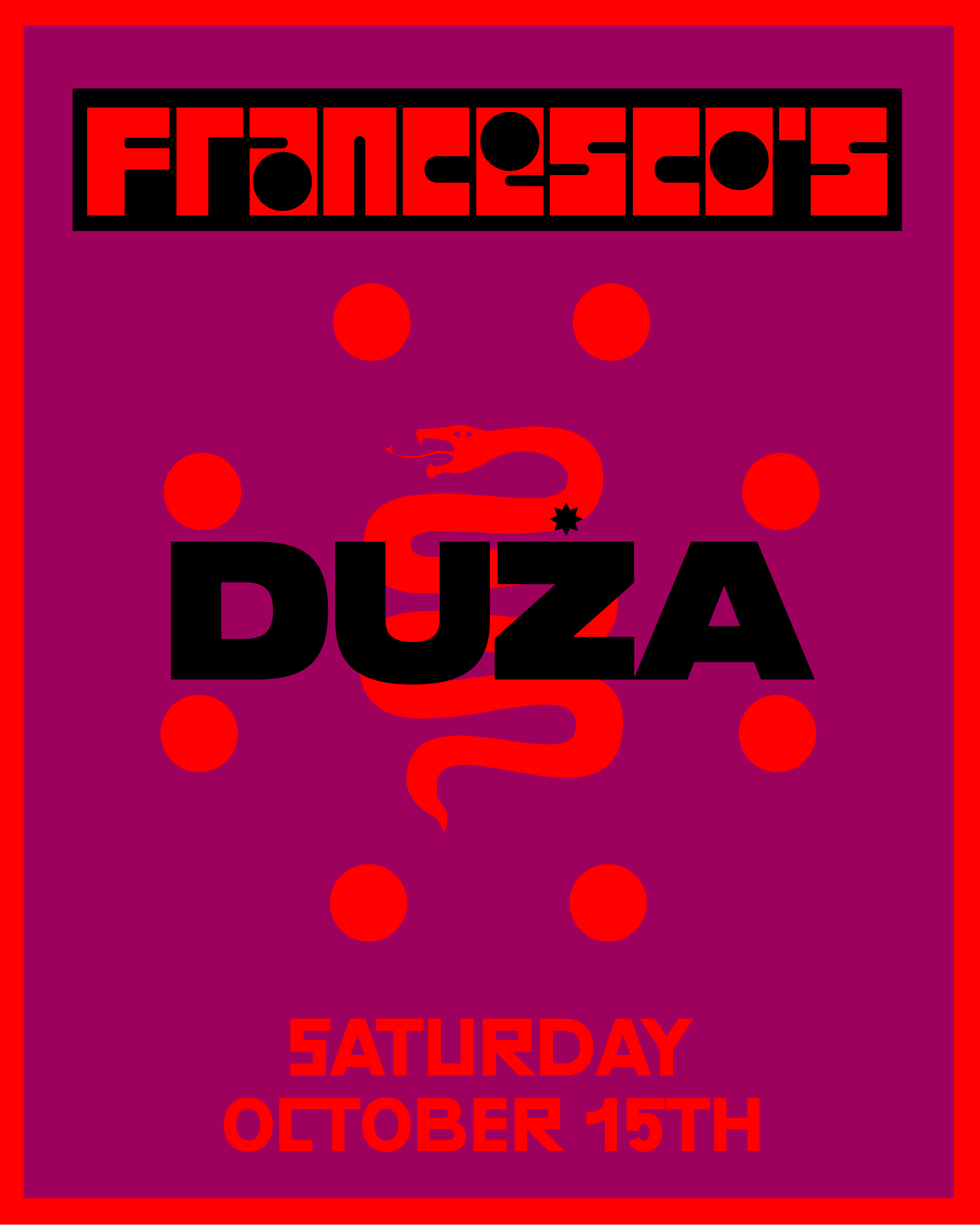 Duźa at Francesco's at Francesco's Montreal, Montreal