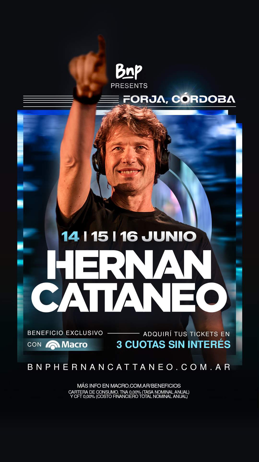 Hernan Cattaneo x BNP at Forja Centro de Eventos, Córdoba, Argentina