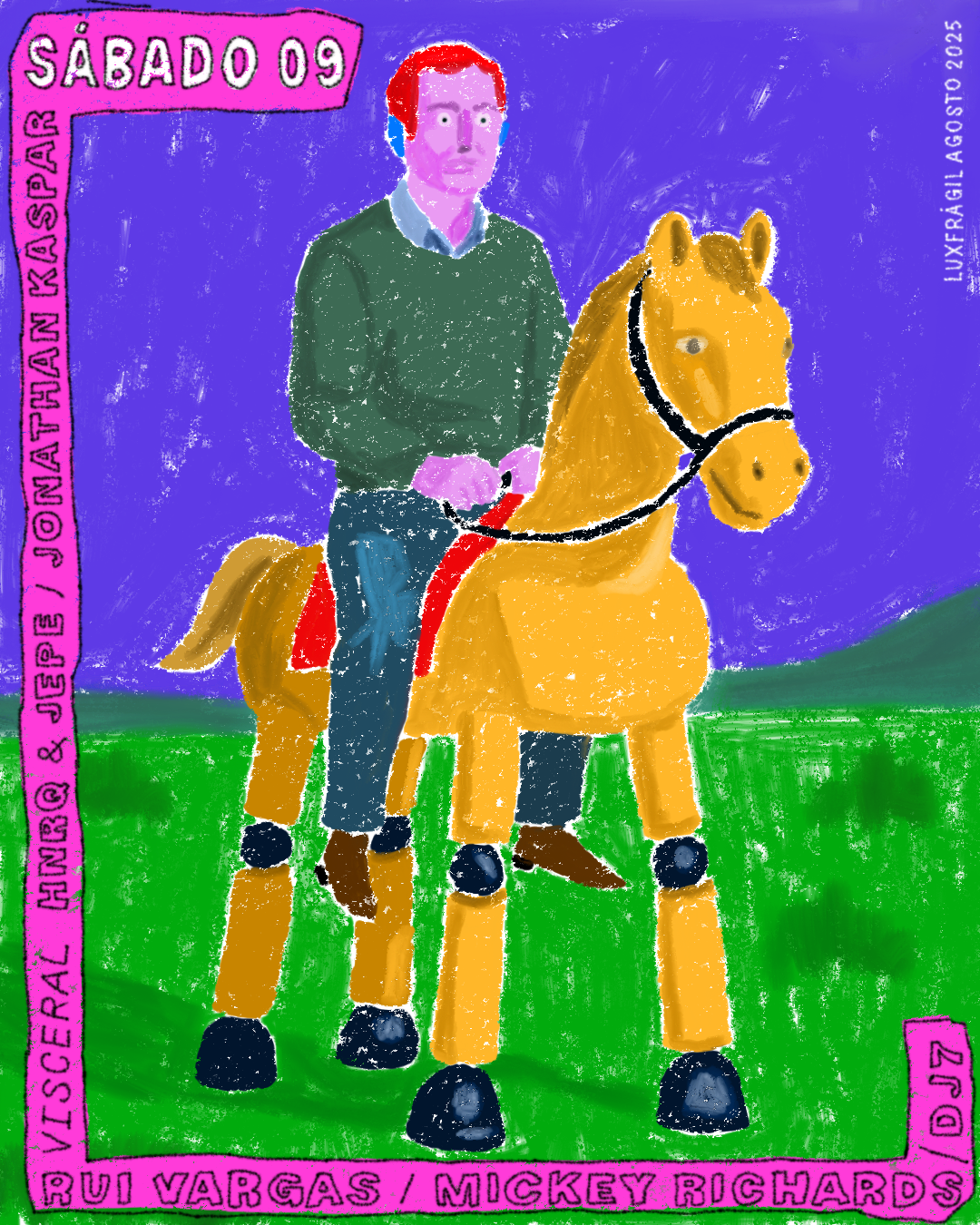 Visceral: HNRQ & Jepe x Jonathan Kaspar, Mickey Richards, Rui Vargas, DJ7 at Lux Fragil, Lisbon