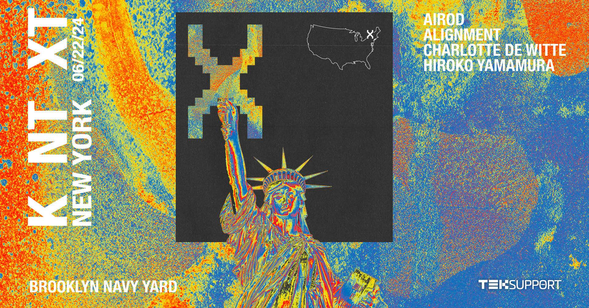 Teksupport: K NT XT x Charlotte de Witte (SOLD OUT) at Brooklyn Storehouse, New York City