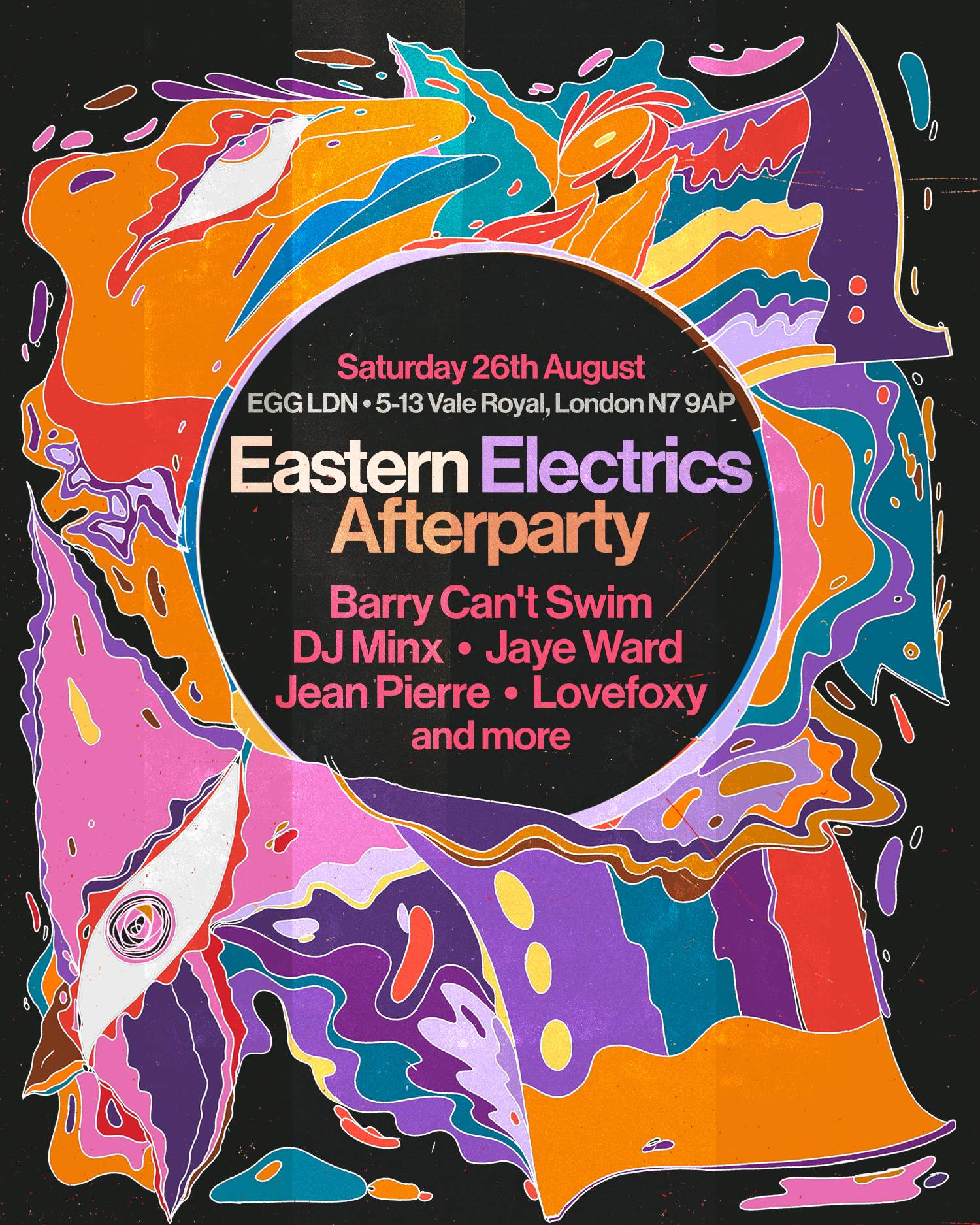 Eastern Electrics Afterparty (Barry Can't Swim, DJ Minx, Jean Pierre ...