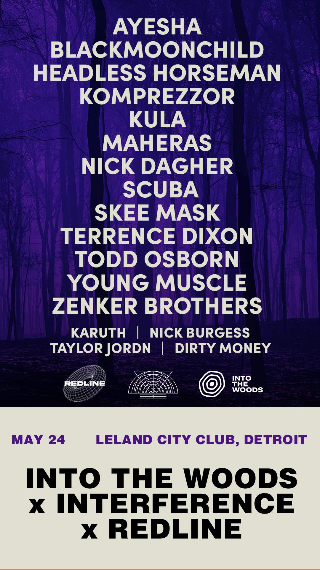 Into The Woods LA x Interference x Redline Detroit 2025 Showcase at ...