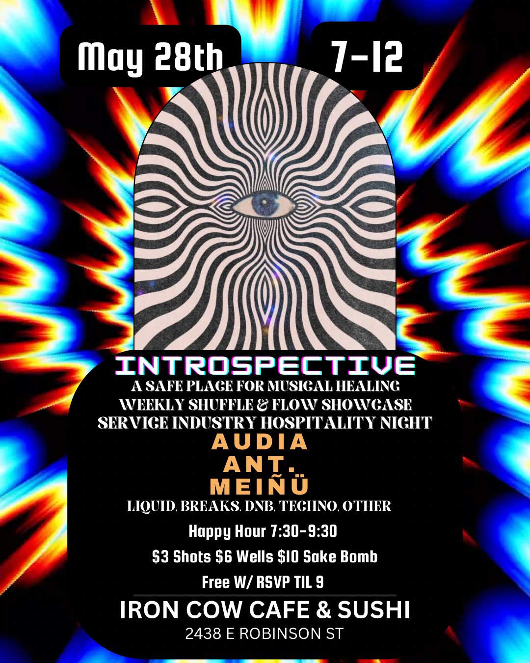 Introspective: DnB, UKG, Breaks at Iron Cow, Orlando