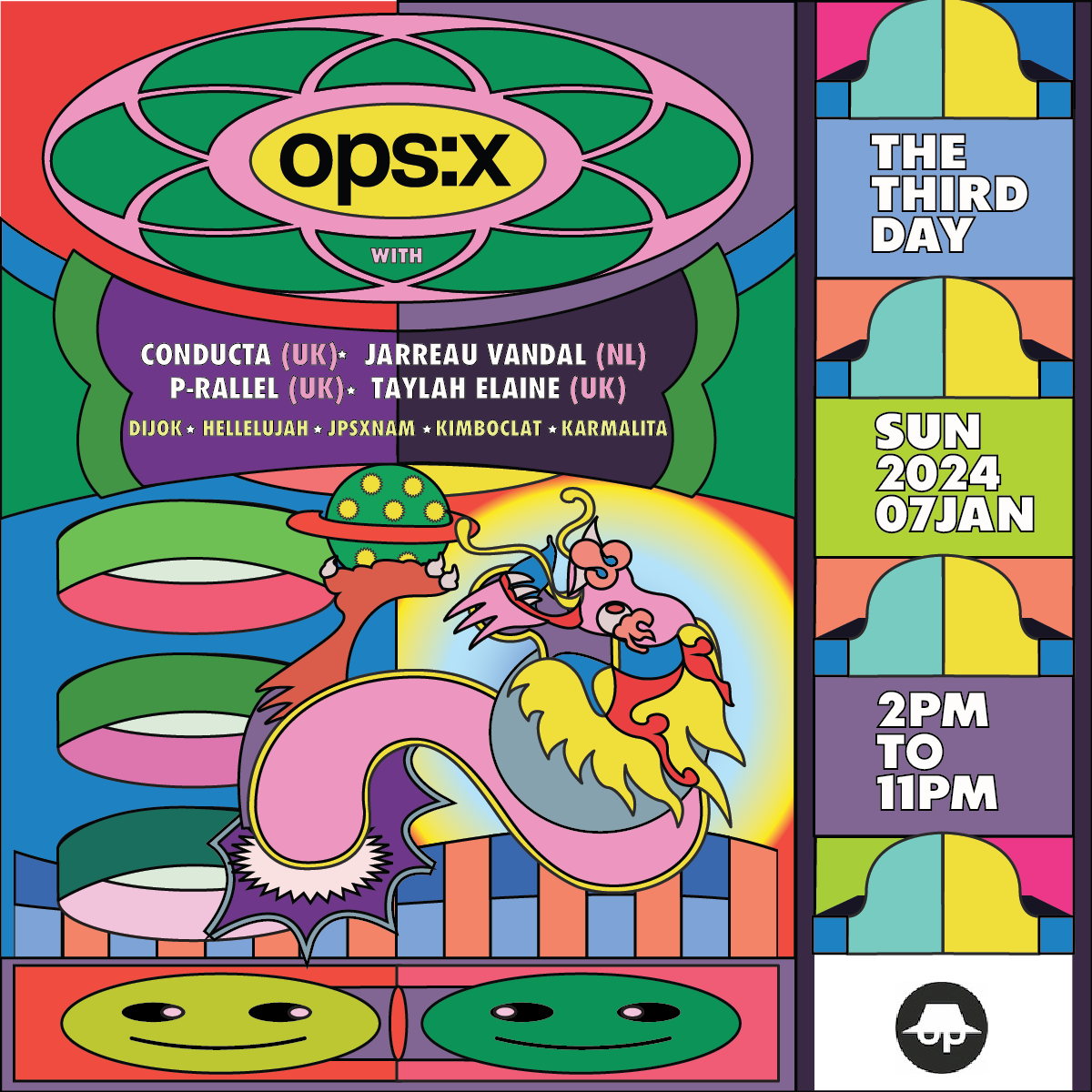 OPS:X - Conducta, Jarreau Vandal, p-rallel, Taylah Elaine bei The Third ...