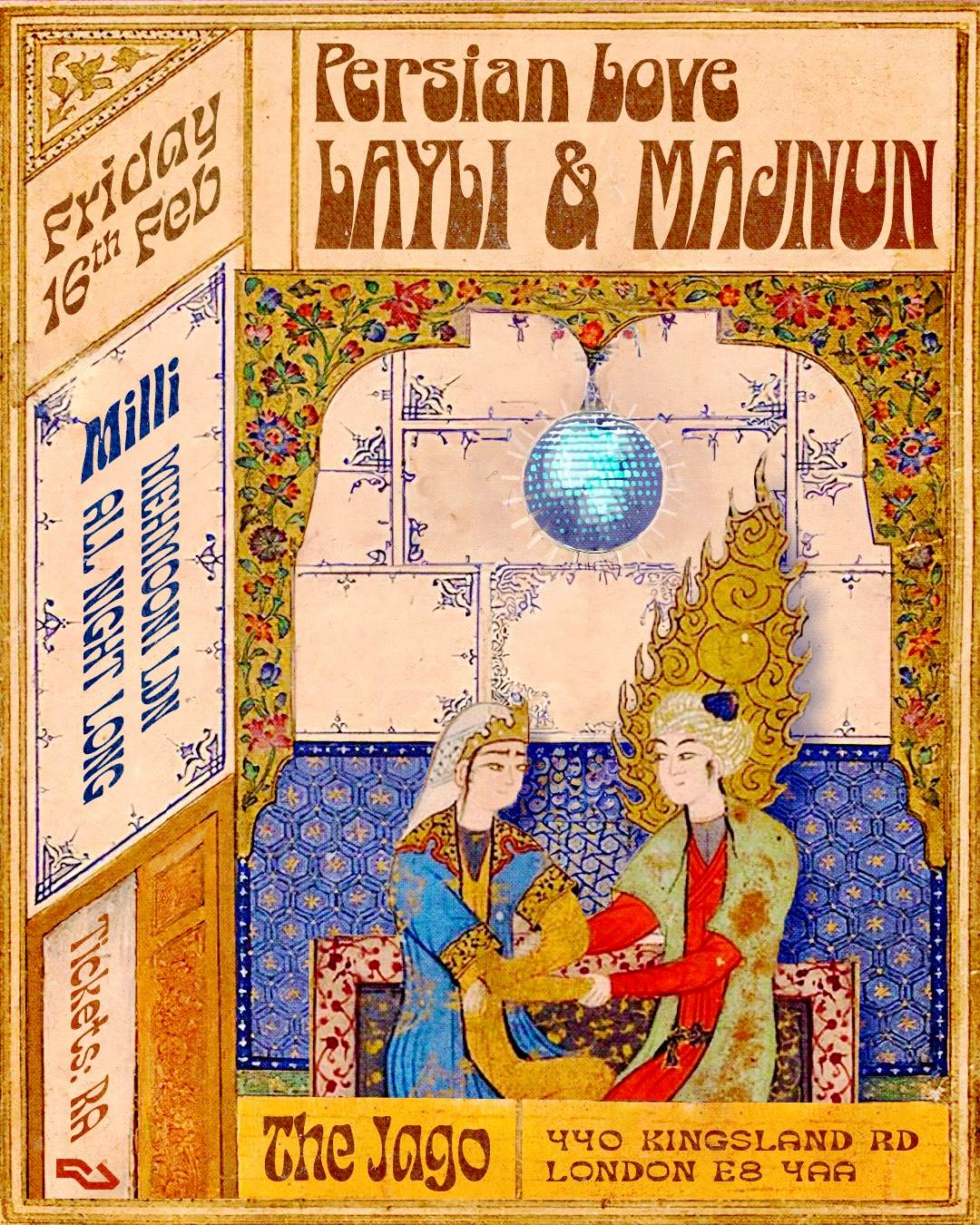 (More Tix On the Daar) Persian Love: LAYLI & MAJNUN with Milli ...