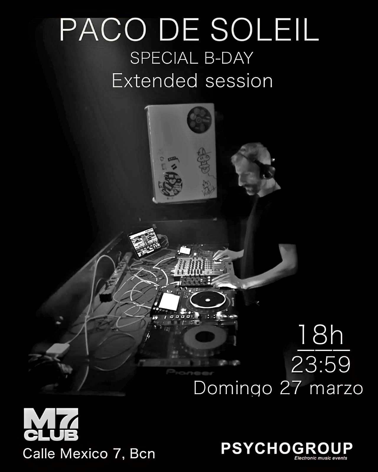 45 B-DAY PACO DE SOLEIL at The M7, Barcelona