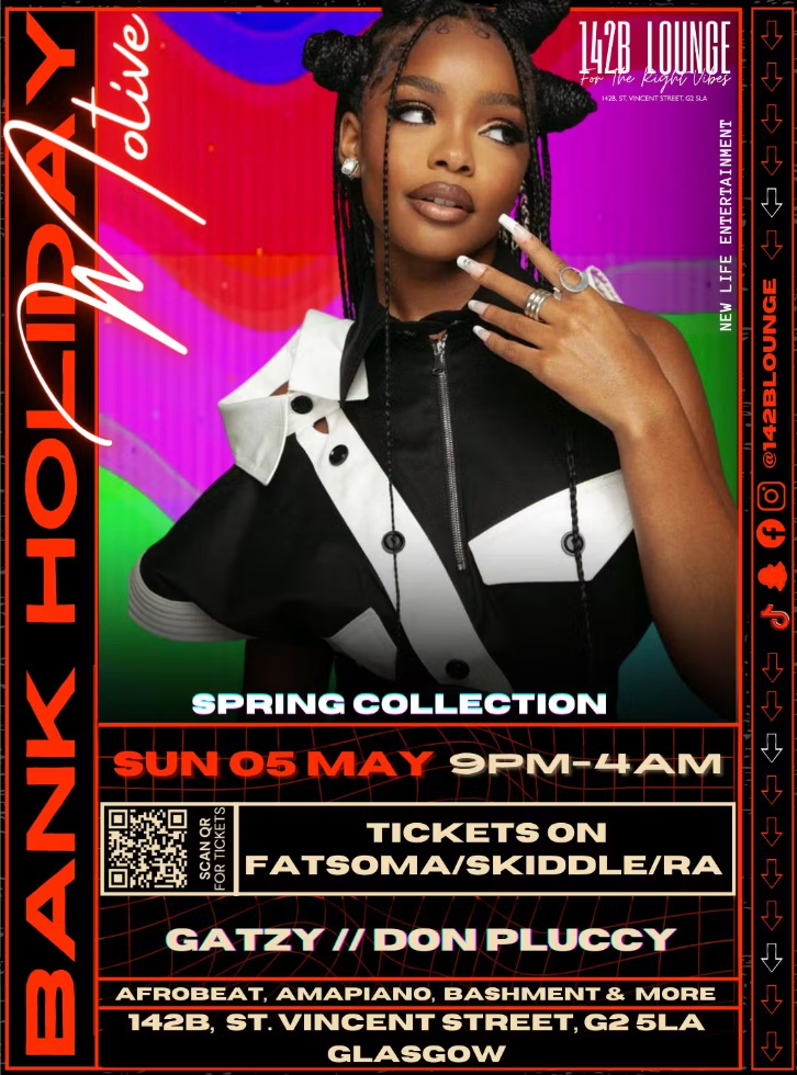 The Bank Holiday Motive: Afrobeat Mayhem at 142b Lounge, Glasgow