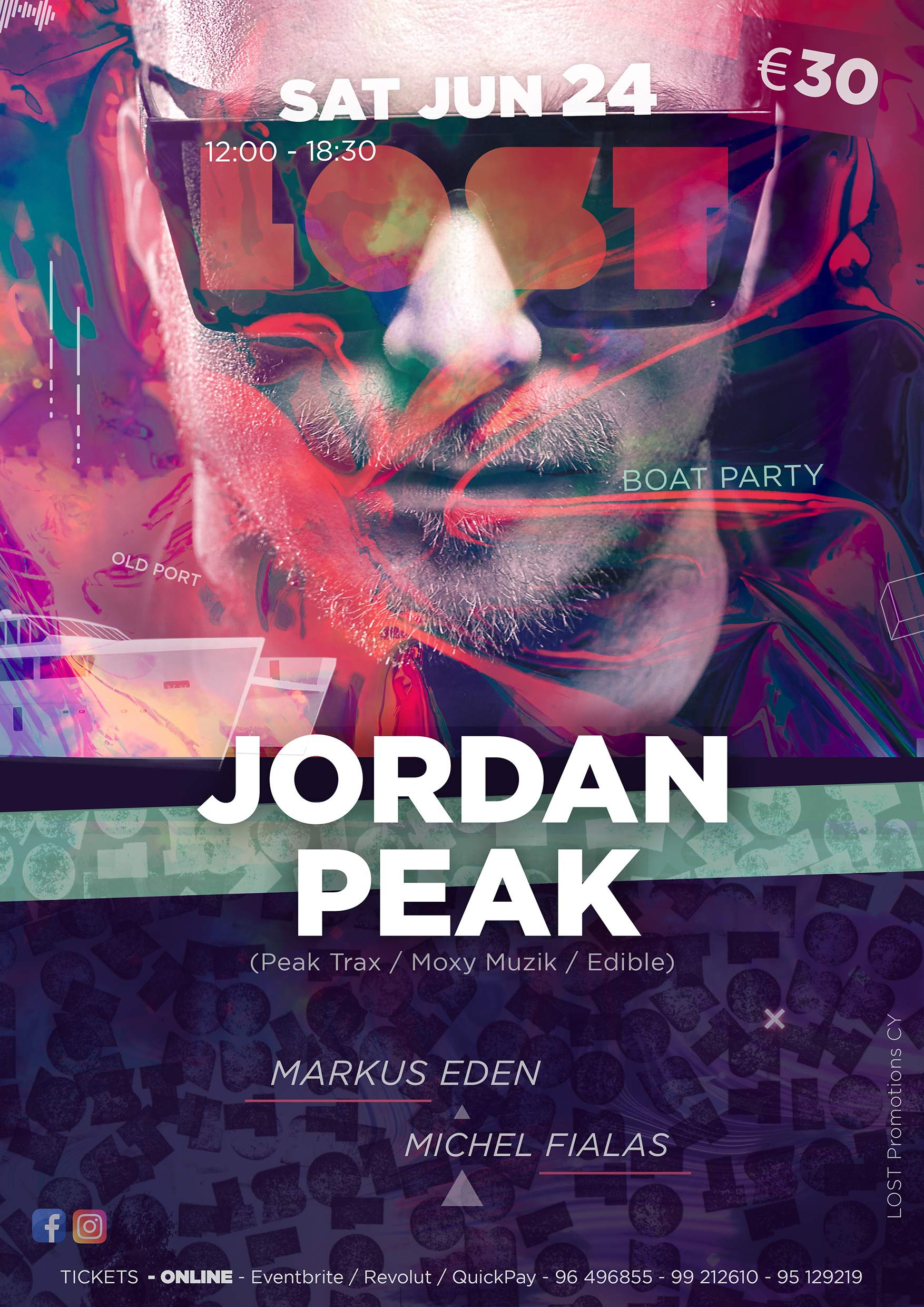 LOST Boat Party with Jordan Peak at TBA, Cyprus