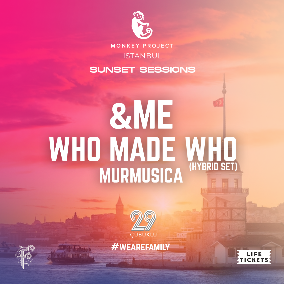 Monkey Project presents: &ME , WhoMadeWho , Murmusica bei Cubuklu 29 ...