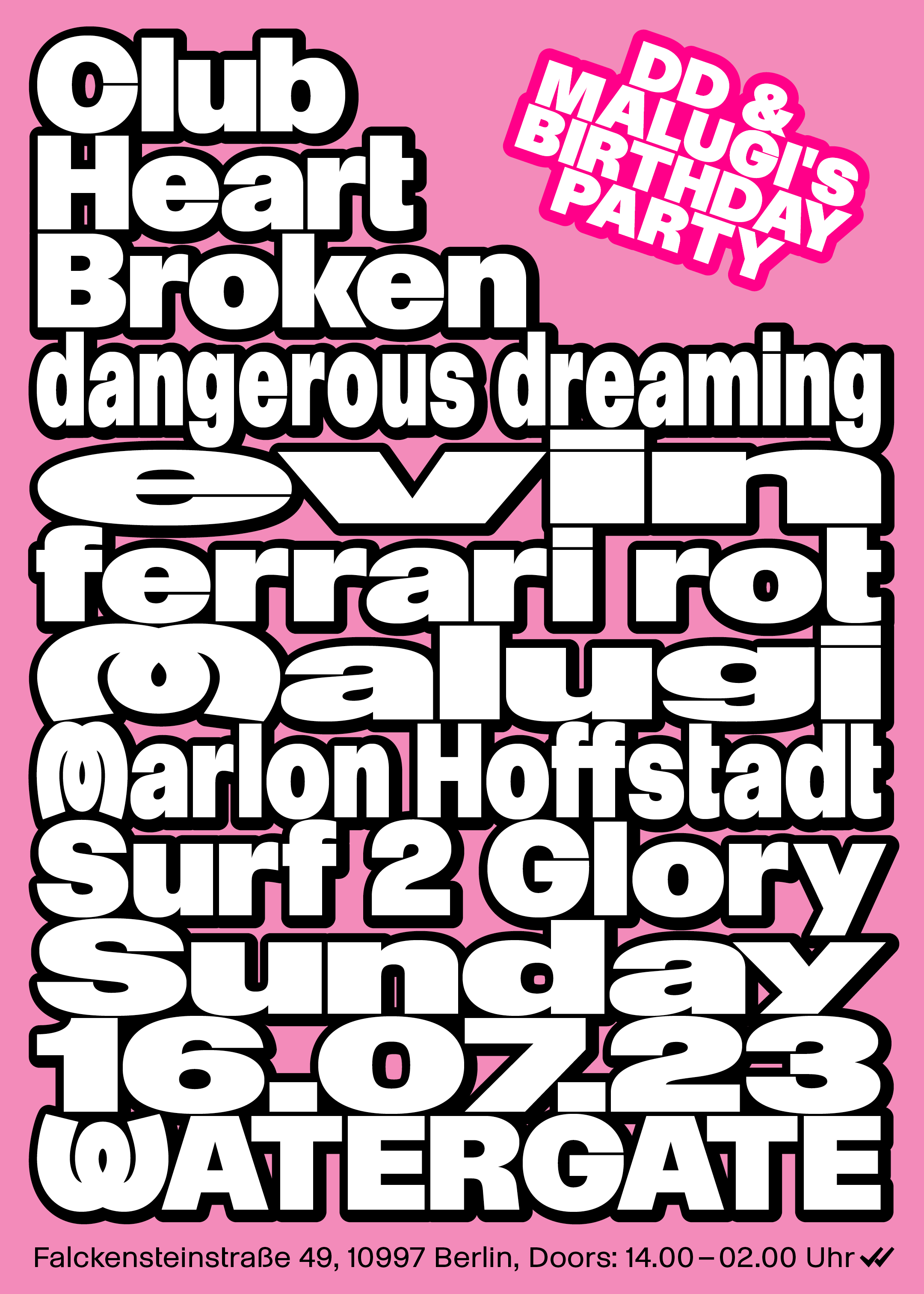 Club Heart Broken (Daytime Rave) at Watergate, Berlin