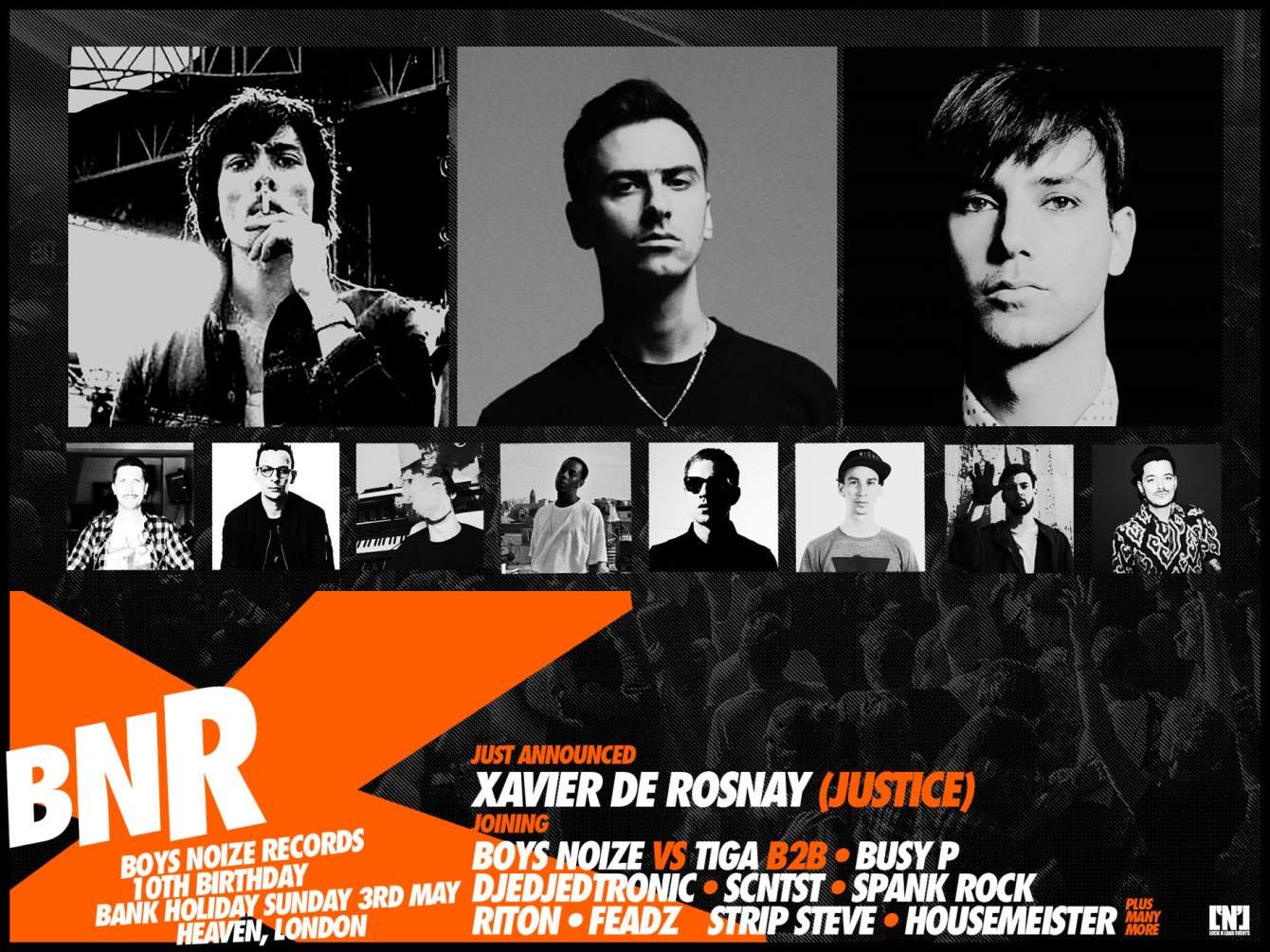 Boysnoize Records 10th Anniversary with Xavier (Justice), Boys Noize vs ...