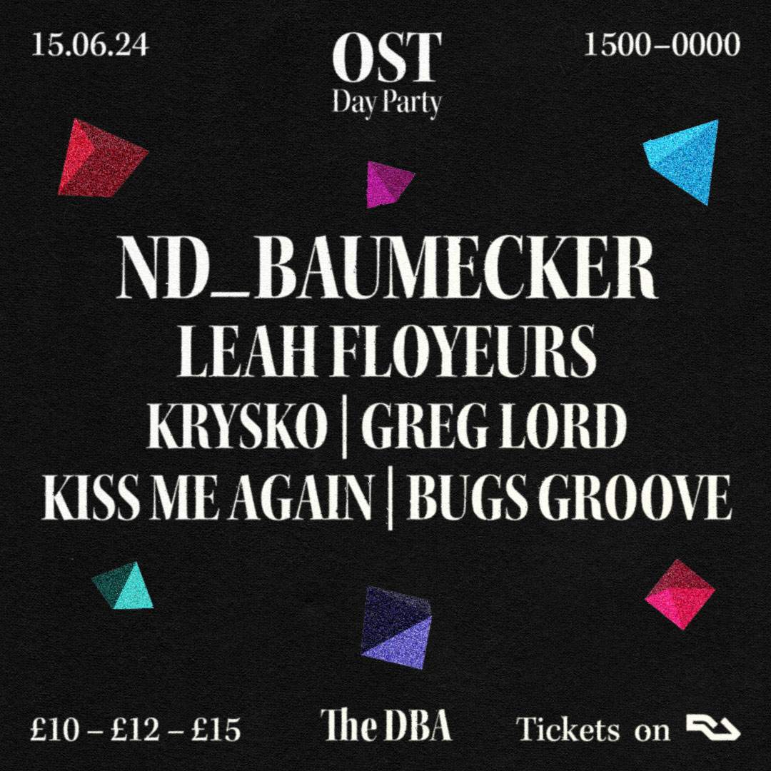 Ost presents nd_baumecker, Leah Floyeurs, Kiss Me Again, Krysko, Greg ...