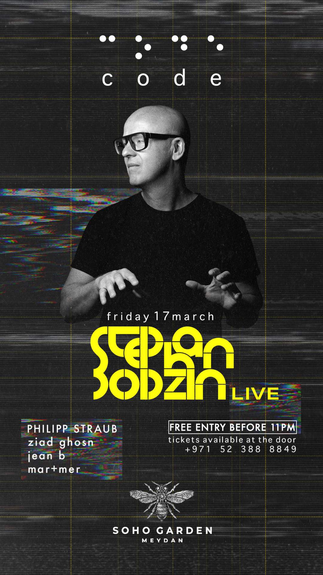 Stephan Bodzin at Soho Garden DXB, Dubai