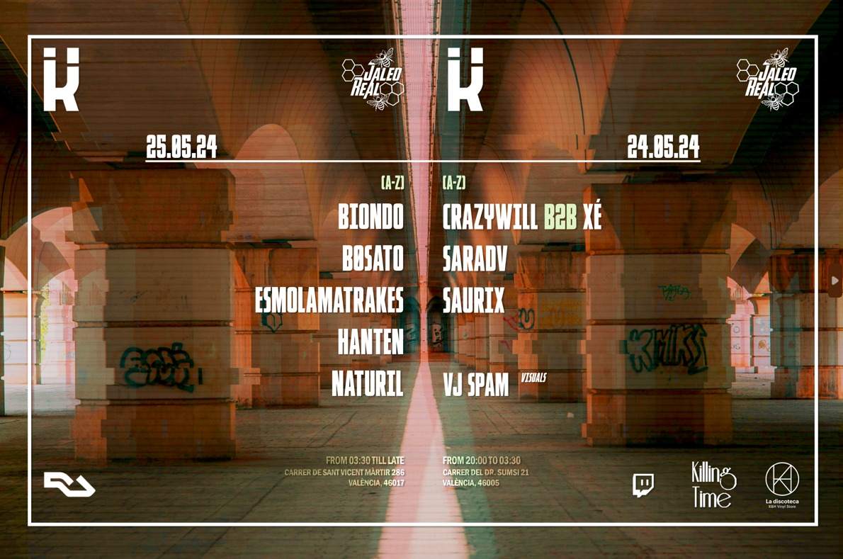 Jaleo Real meets K-BOOM at Killing Time, Valencia