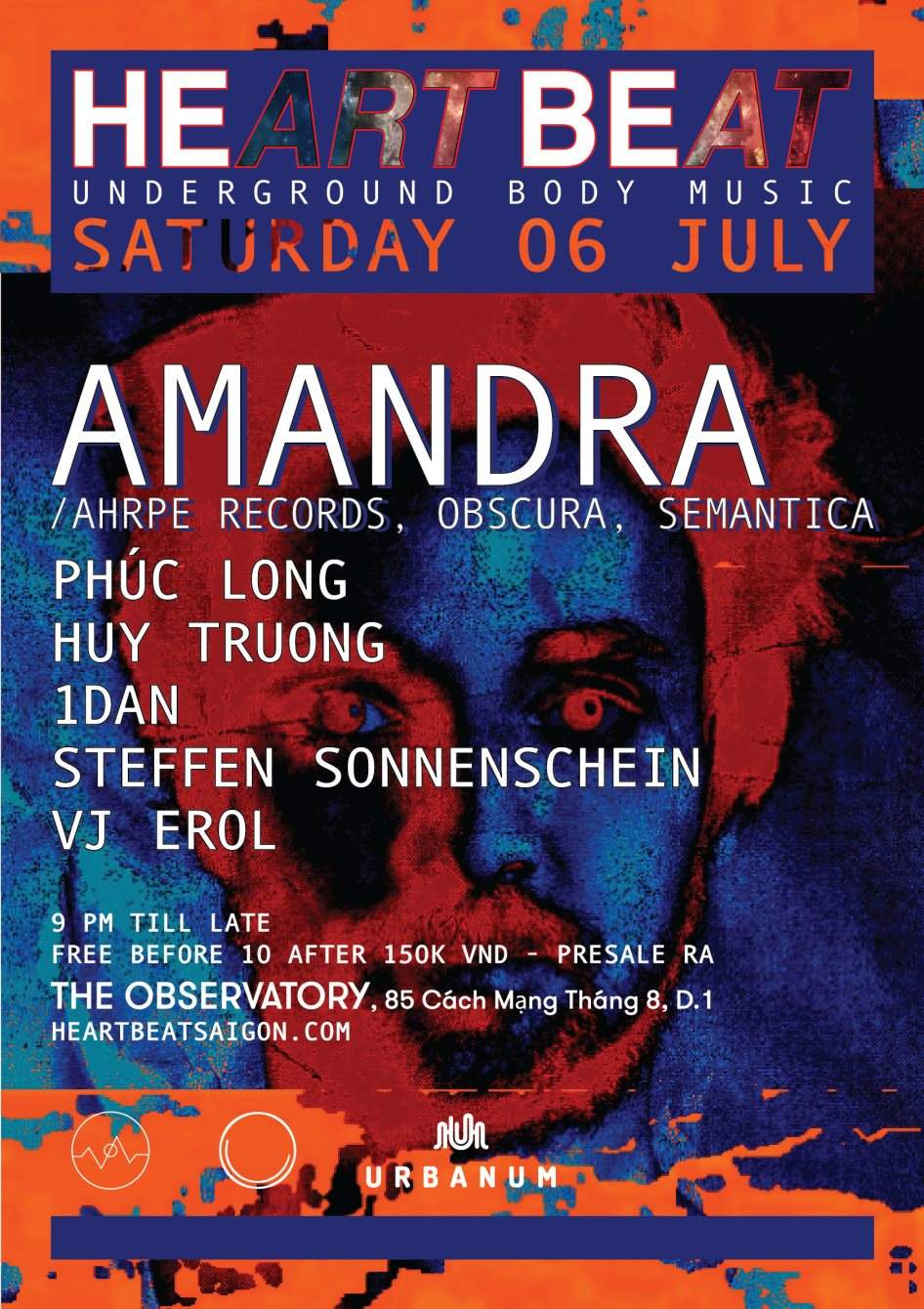 Heart Beat presents Amandra //Ahrpe Records, Obscura, Semantica, Tikita ...