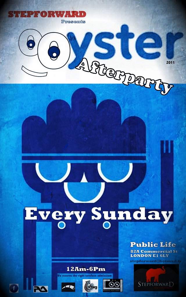 Stepforward presents *oyster Afterparty Glow #2 with Dean Marc, Chris ...