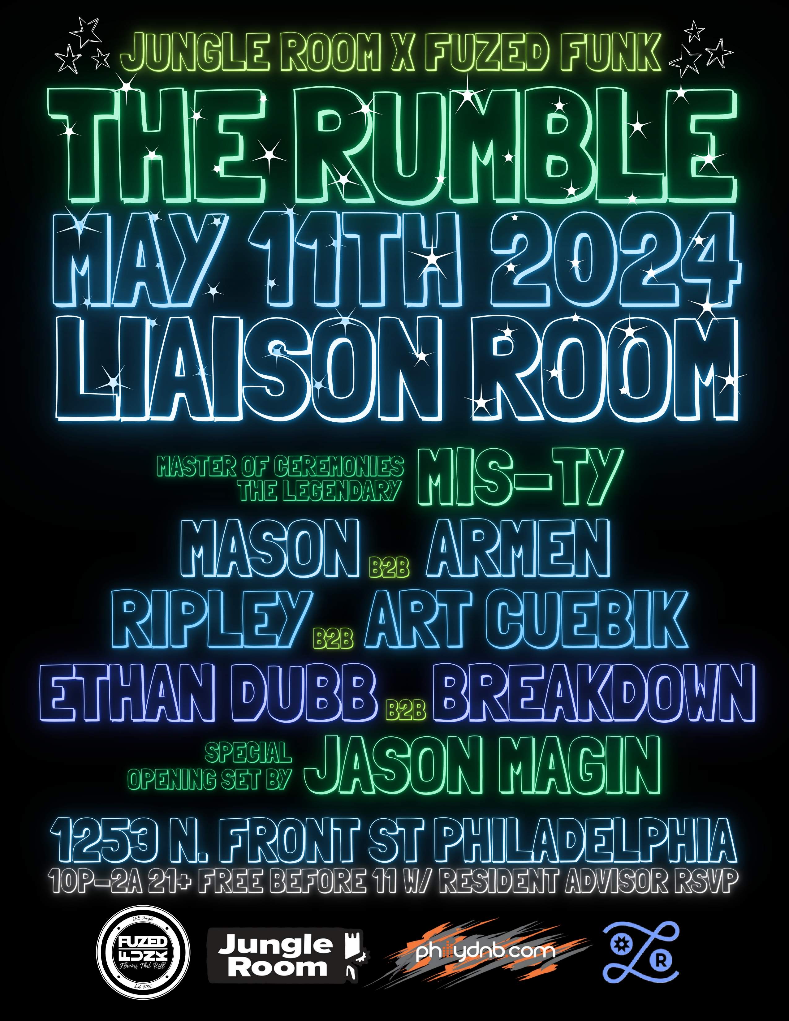 Jungle Room x Fuzed Funk: The Rumble at Liaison Room at Front Street ...