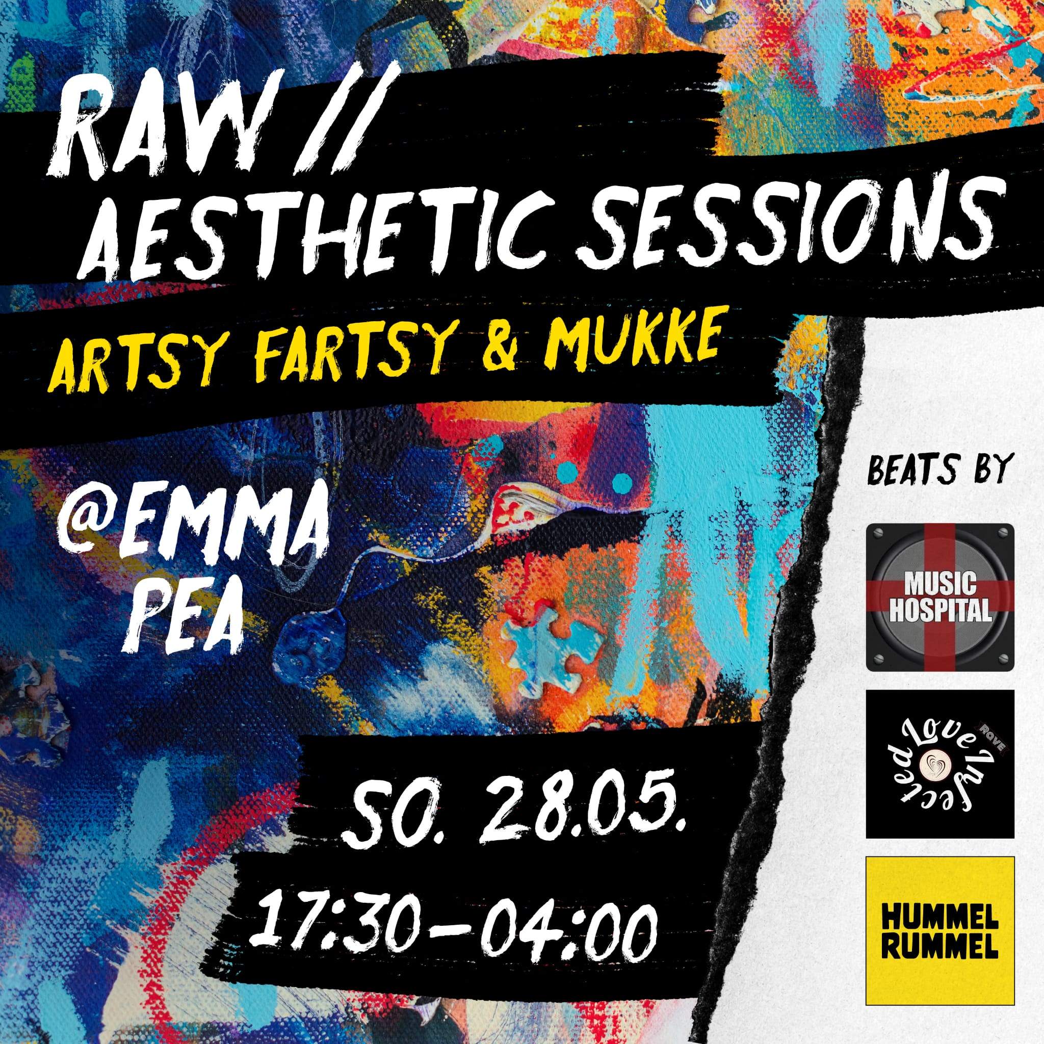 RAW // Aesthetic Sessions - Artsy Fartsy & Mukke at Emma Pea, Berlin