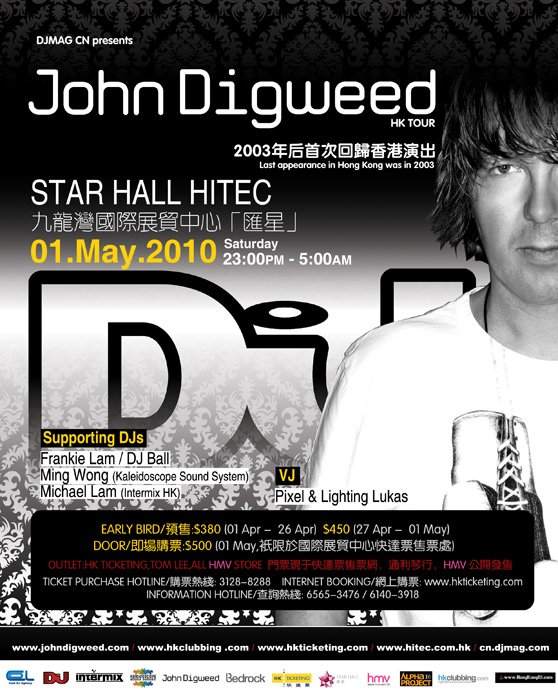 John Digweed Hong Kong Tour 2010 bei Kitec, Hong Kong