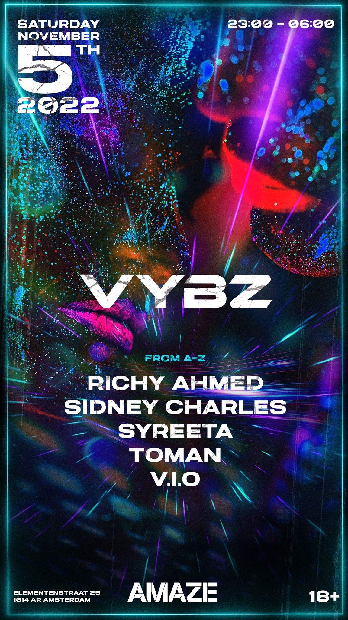 VYBZ x Amaze w/ Richy Ahmed, Toman, Sidney Charles & More at Amaze ...