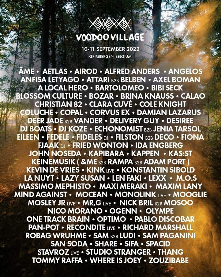 Voodoo Village Festival at Castle Grimbergen, Belgium