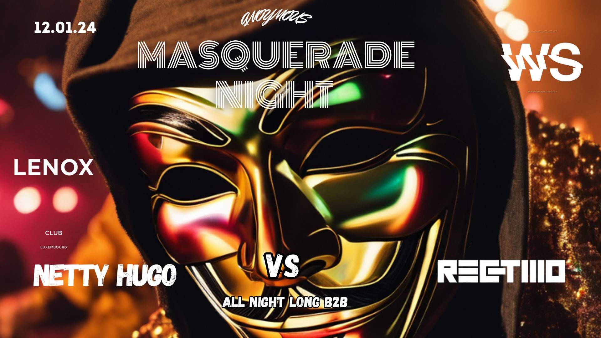 'Anonymous: The Masquerade Night at Lenox, Luxembourg