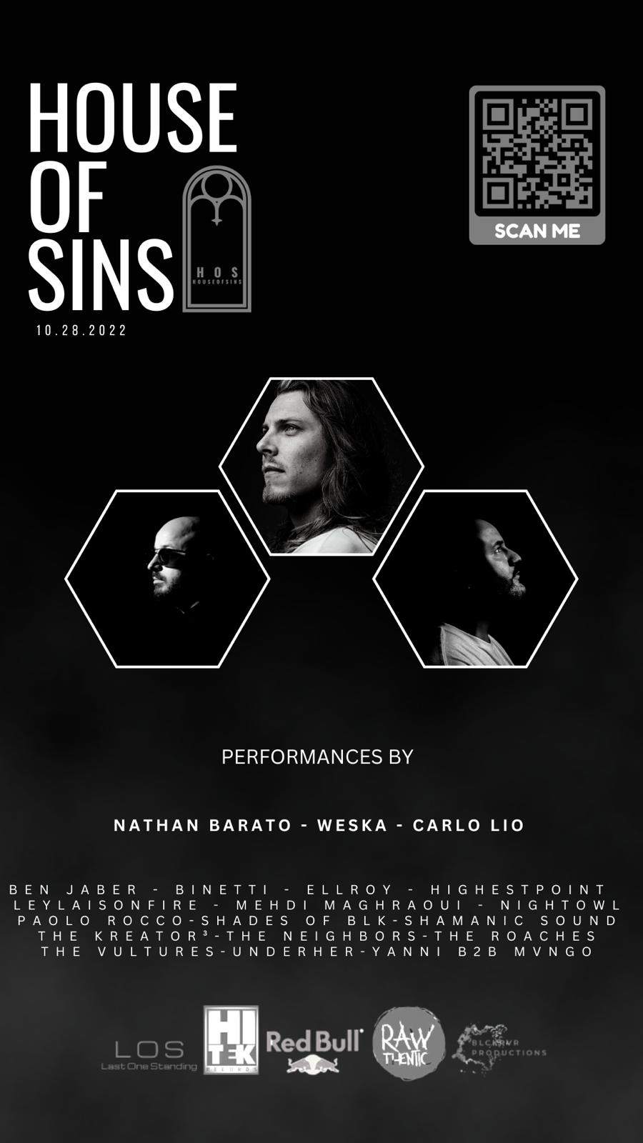 HOUSE OF SINS - HALLOWEEN RAVE at Le Skills, Montreal