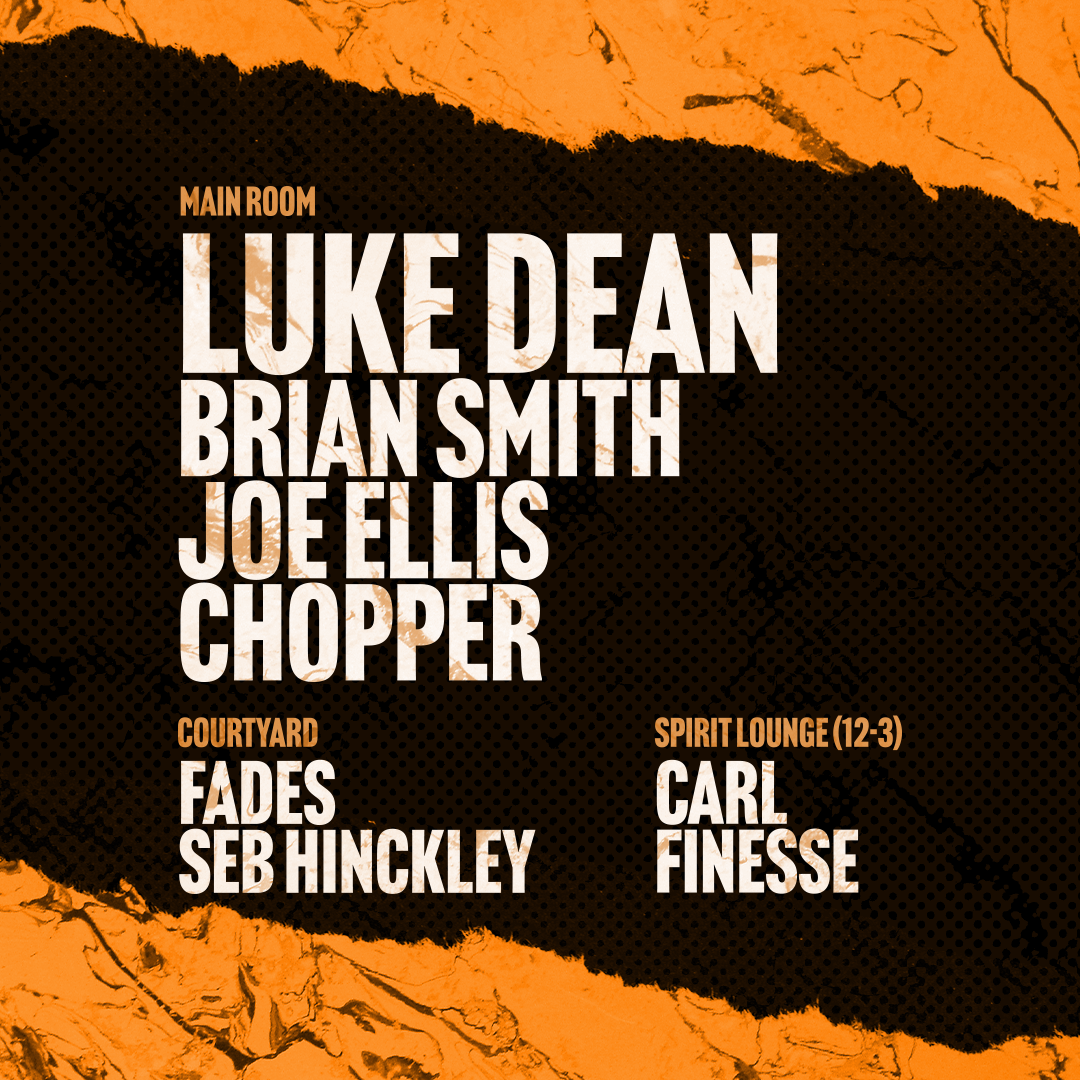 Source Sound presents Luke Dean at The Source, South + East