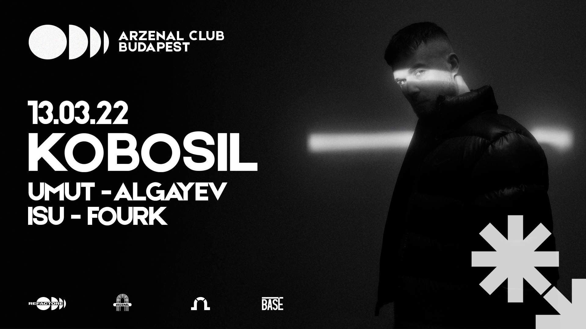 Refactore x Katlan pres. Kobosil at Arzenal, Budapest
