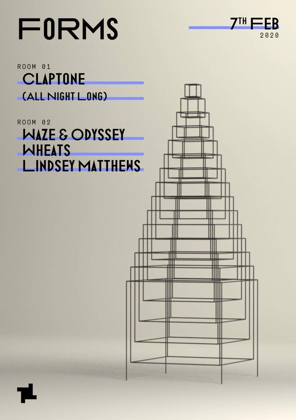 Forms: Claptone (All Night Long), Waze & Odyssey, Wheats at fabric, London