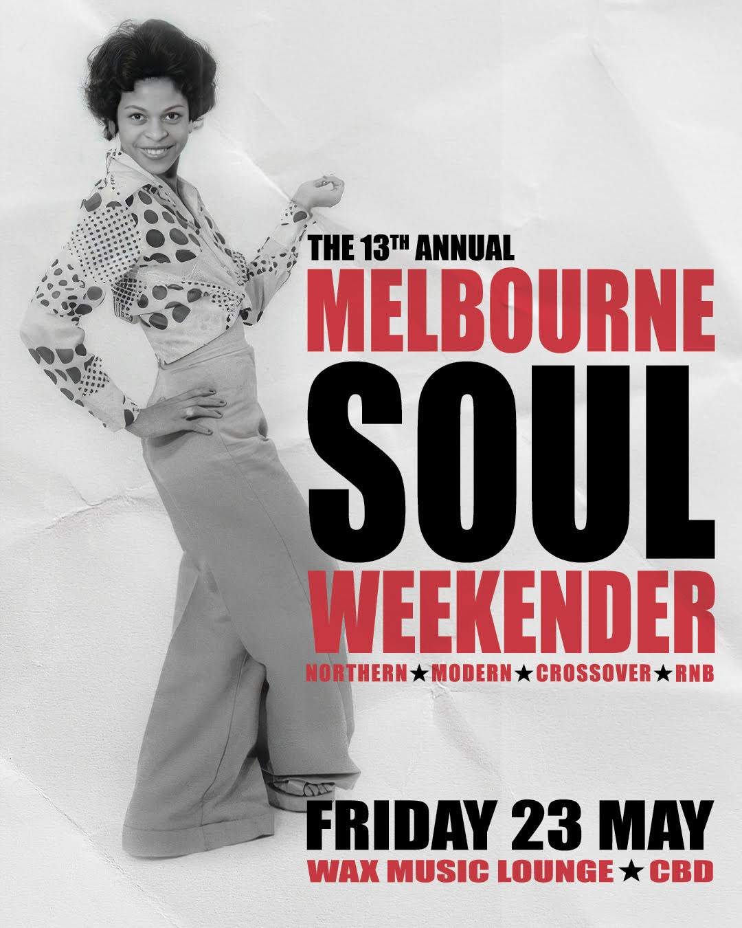 2025 MELBOURNE SOUL WEEKENDER • FRIDAY at Wax Music Lounge, Melbourne