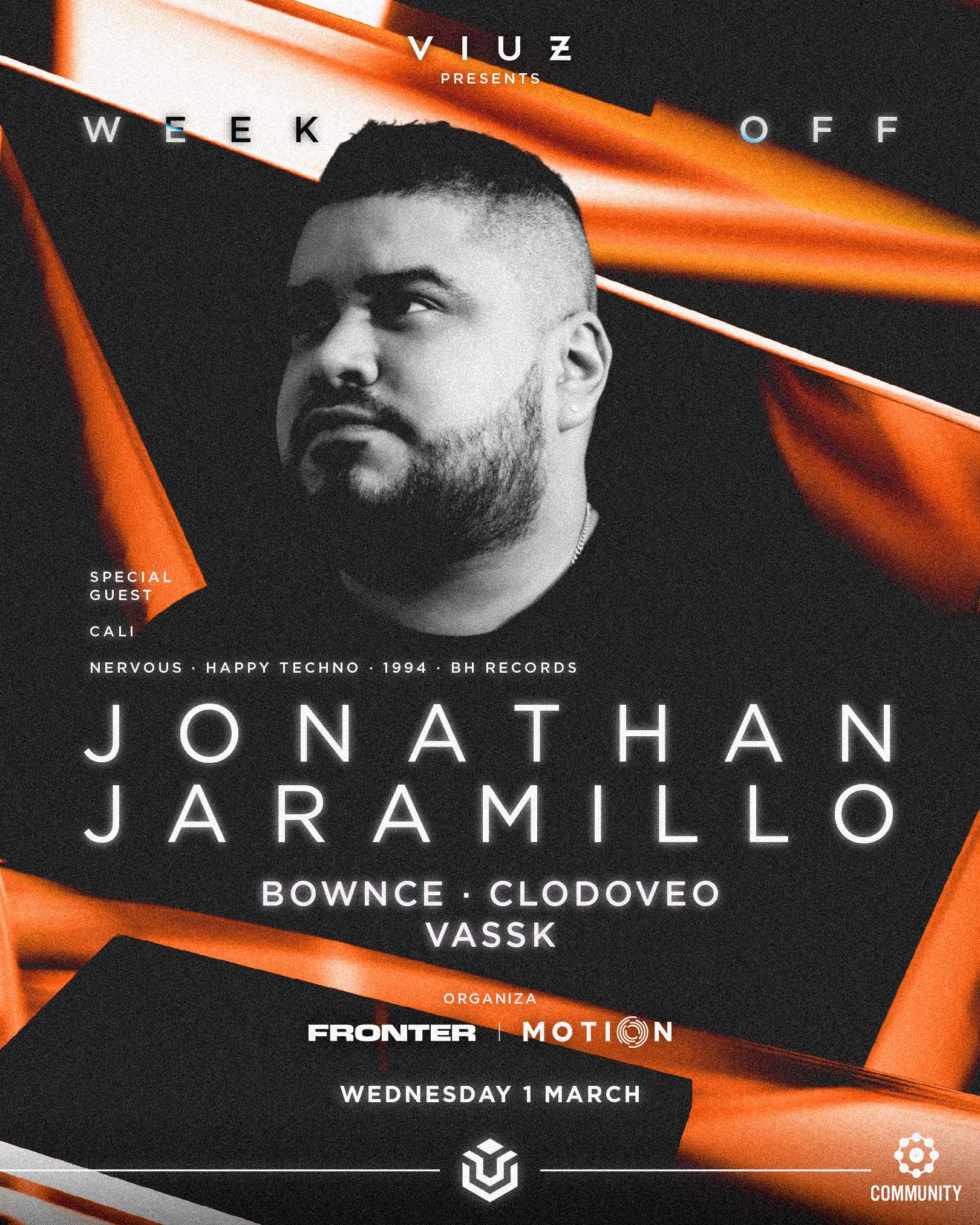 Week Off Pres. Jonathan Jaramillo at Viuz, Medellin