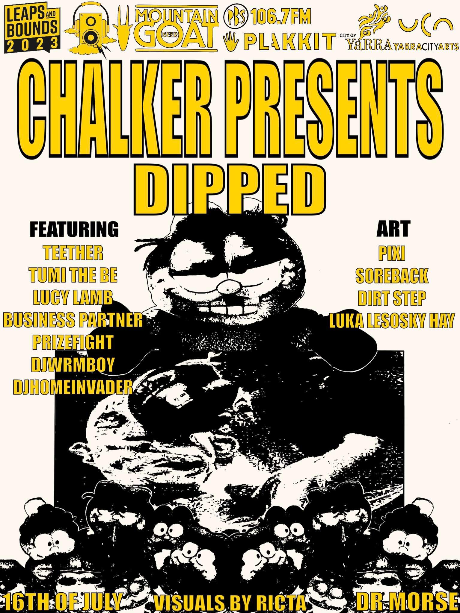 Leaps & Bounds + Chalker present: Dipped bei Dr Morse, Melbourne