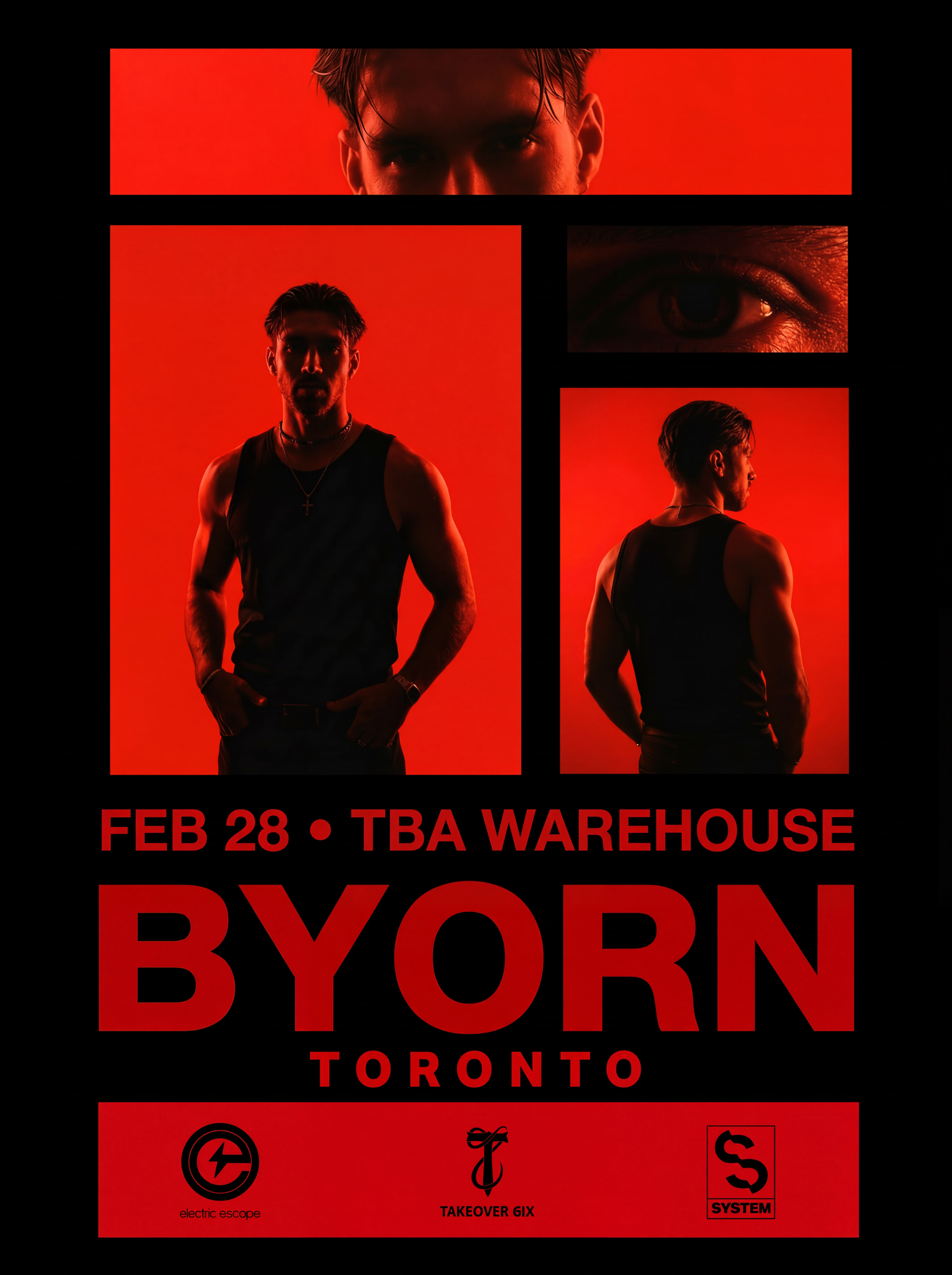 BYORN PRESENTED BY TAKEOVER X SYSTEM X ELECTRIC ESCAPE at 131 Mccormack ...