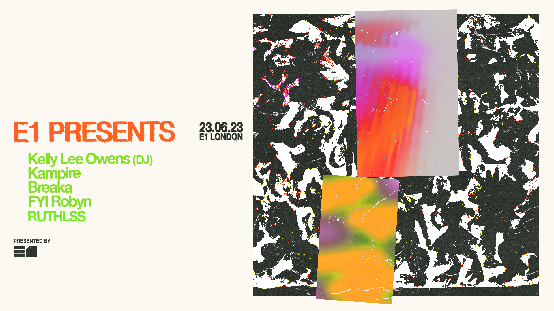 Kelly Lee Owens (DJ Set), Kampire, Breaka & More at E1, London