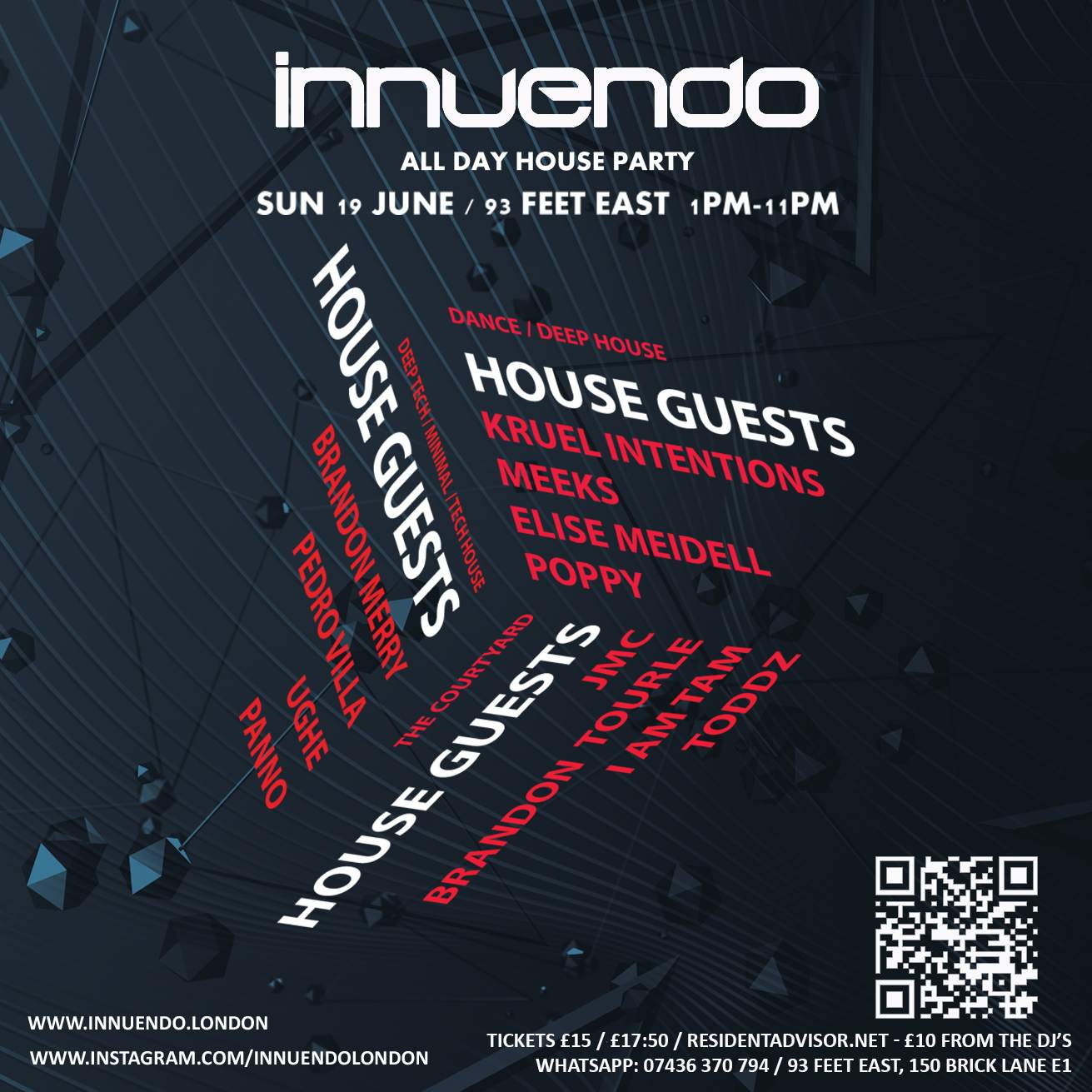 INNUENDO en 93 Feet East, London